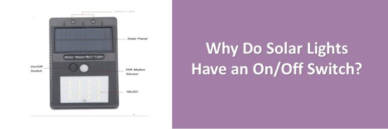 Why Solar Lights Have an On/off Switch - portablesolarexpert.com
