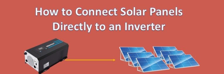 How to Connect Solar Panels Directly to an Inverter - portablesolarexpert.com